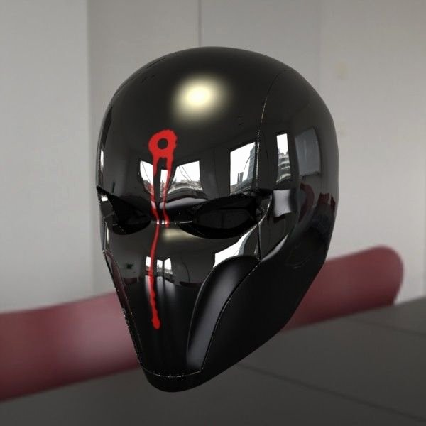 Red Hood Helmet Foam Template