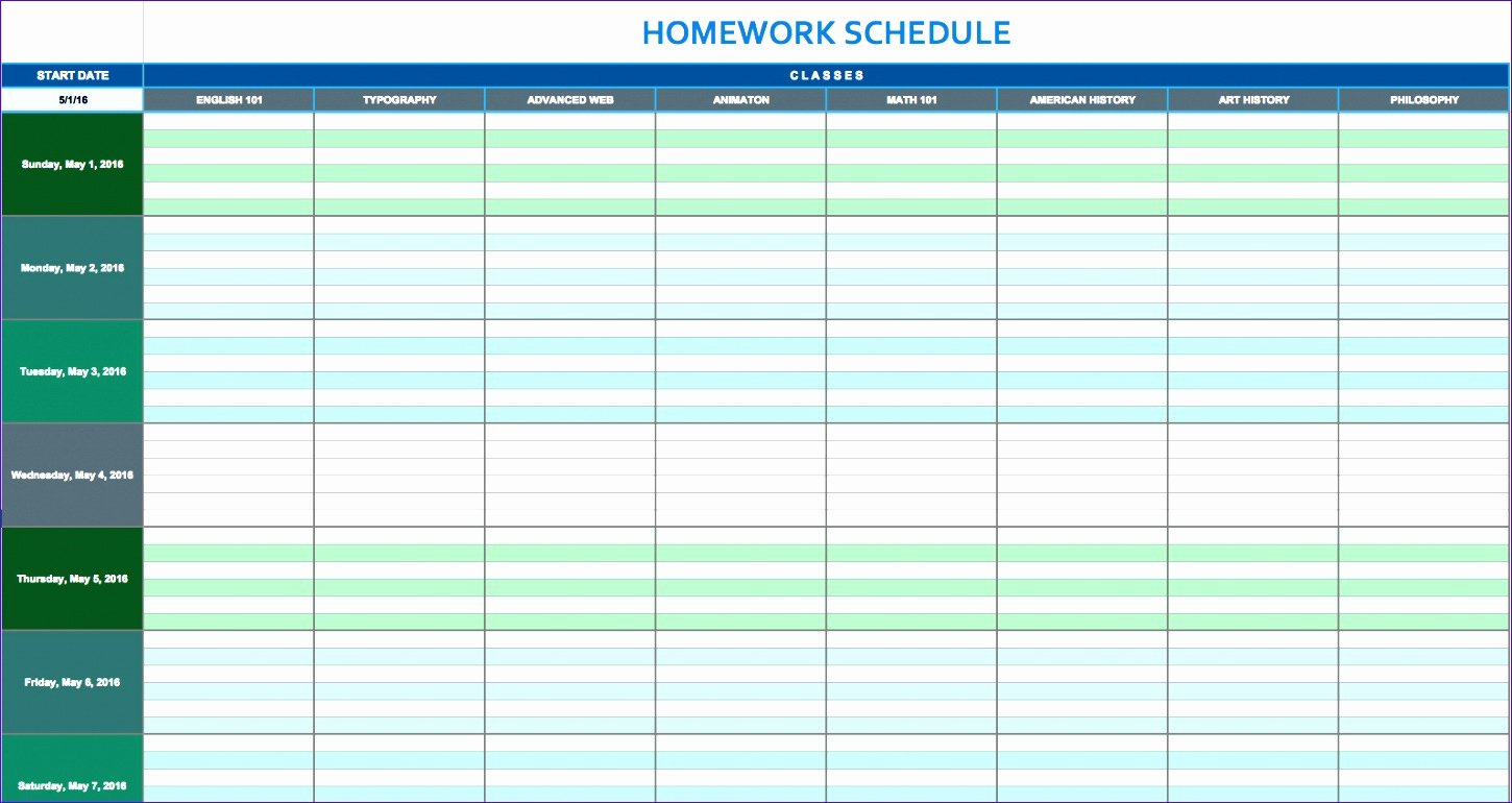 10 Daily Timetable Template Excel Exceltemplates Letter Example Template