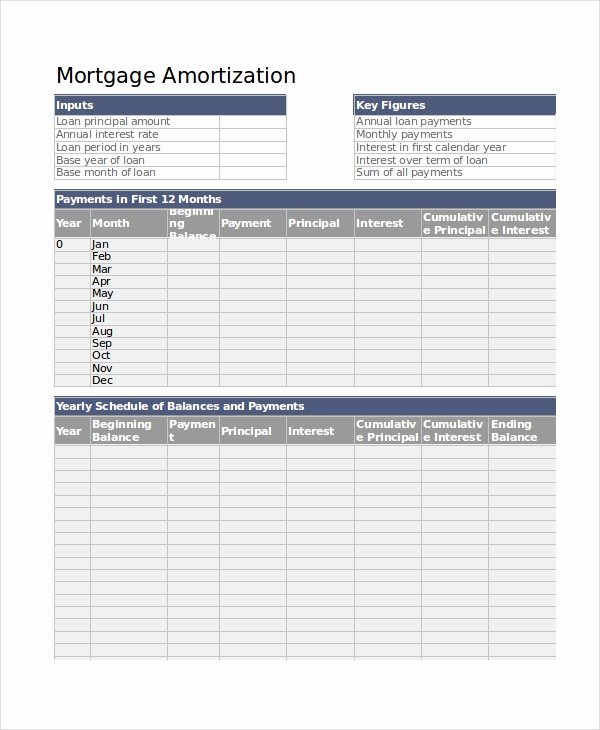 Amortization Schedule Excel Template Letter Example Template