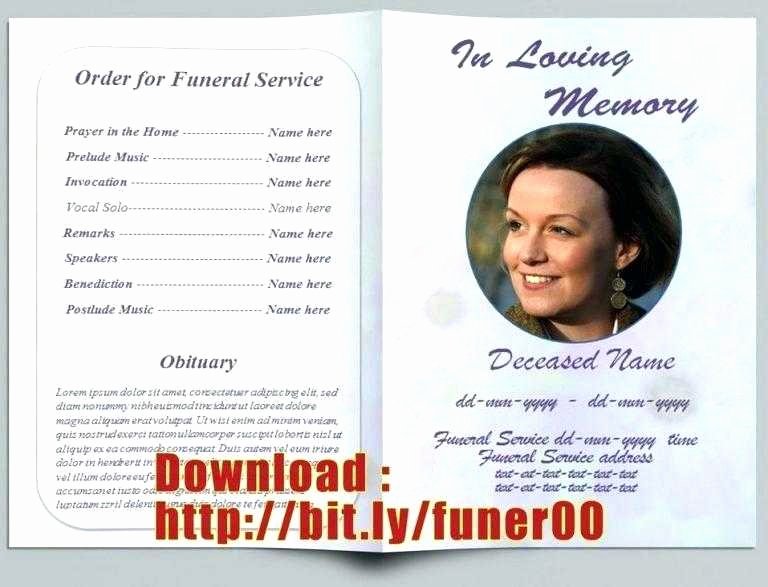 Lds Funeral Program Template Free