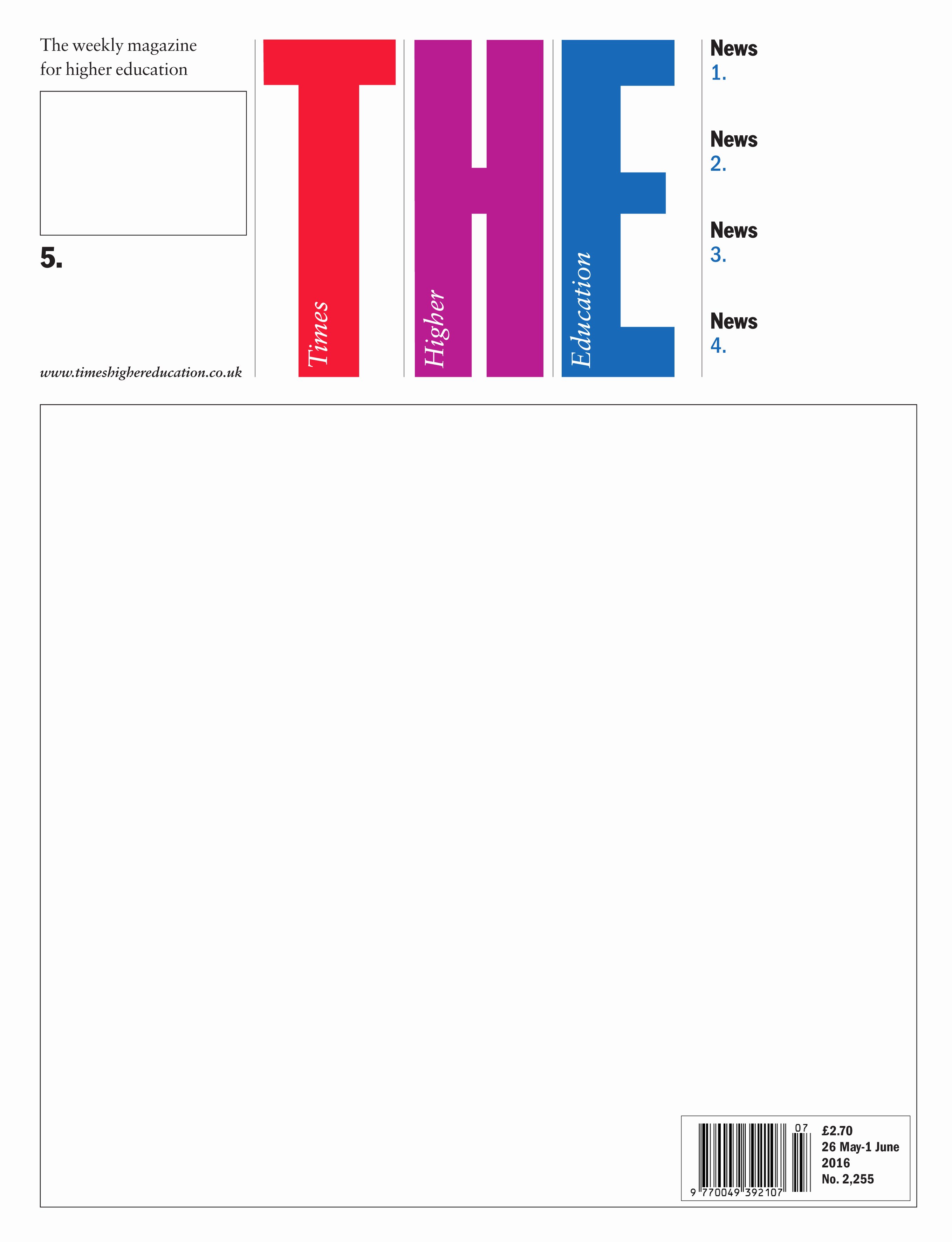 Free Magazine Cover Template