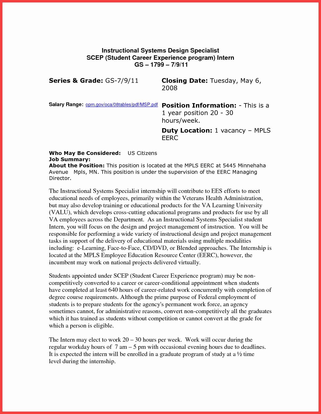 Government Cover Letter Examples