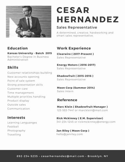 Resumes With Pictures Templates Letter Example Template