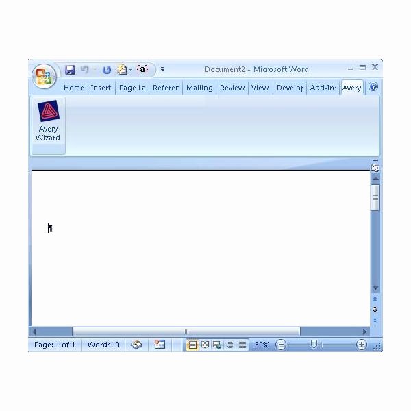 Microsoft Office Label Template