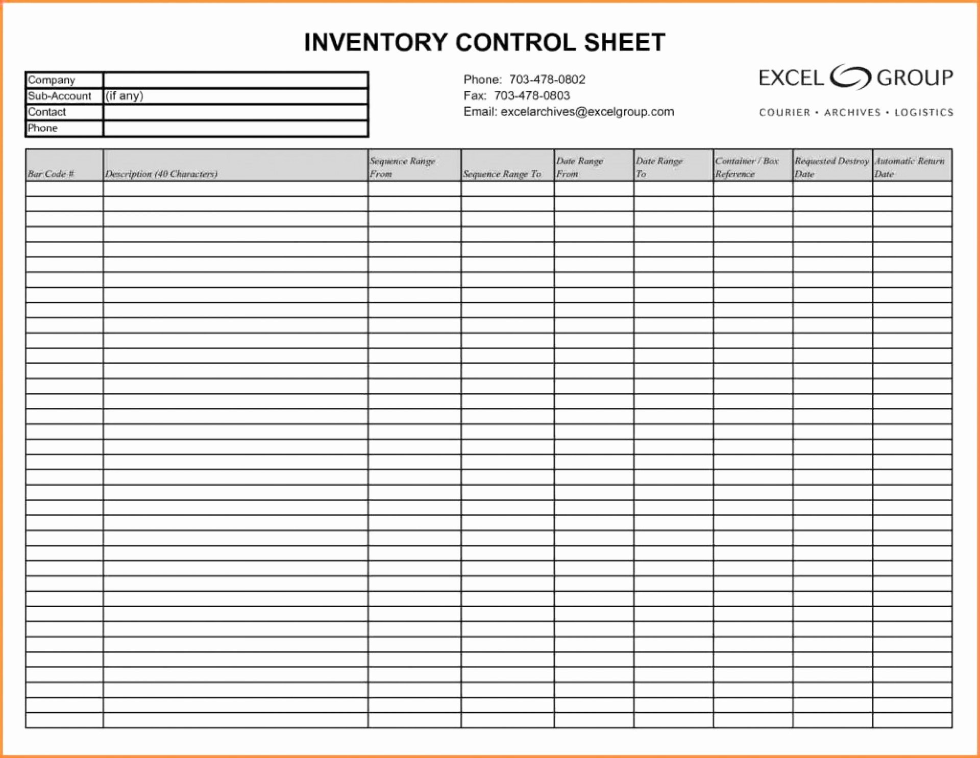 Probate Accounting Template Excel