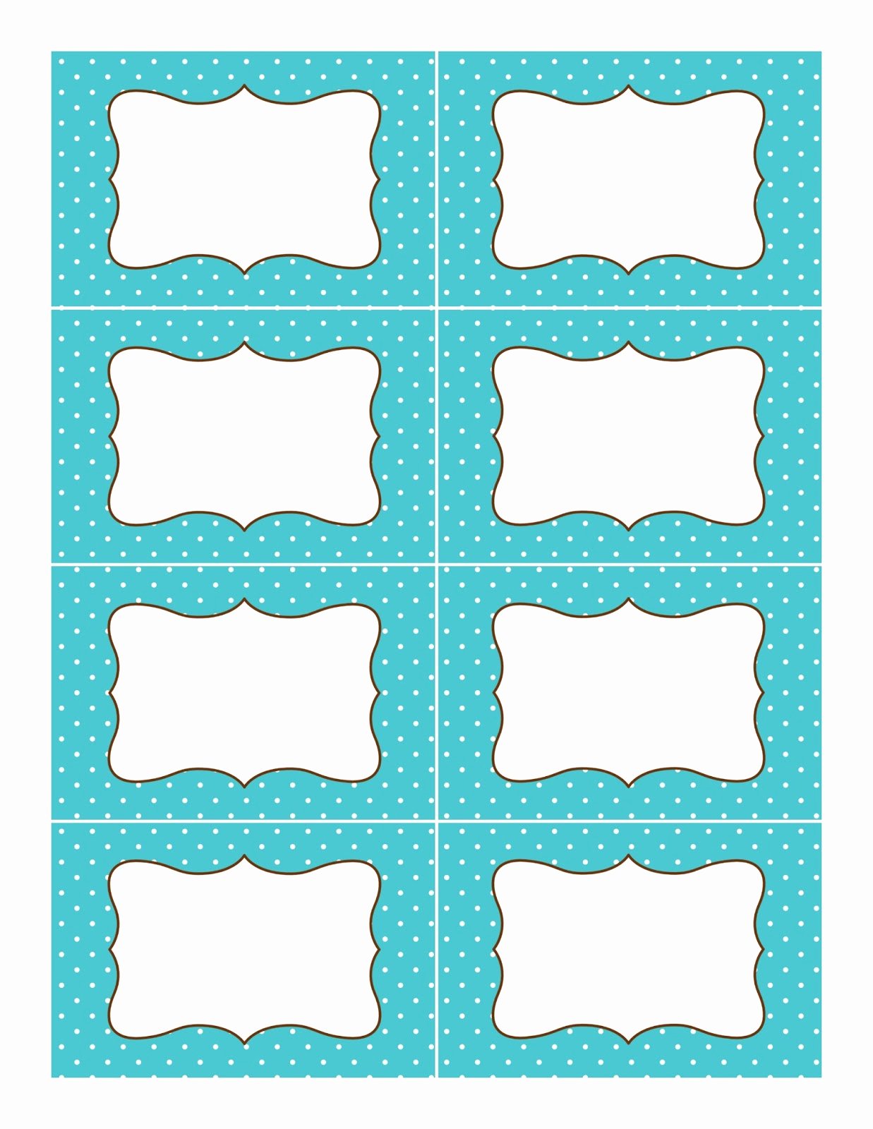 Free Printable Label Template Letter Example Template