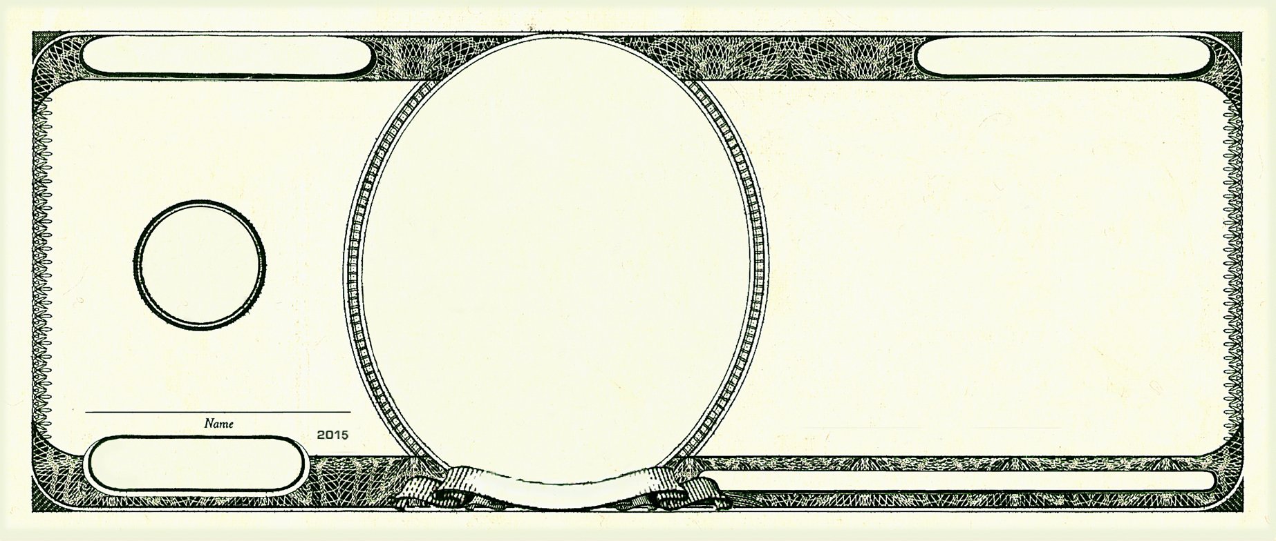 Editable Play Money Template