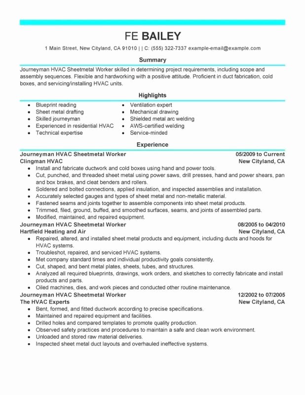 General Maintenance Worker Resume Latter Example Template