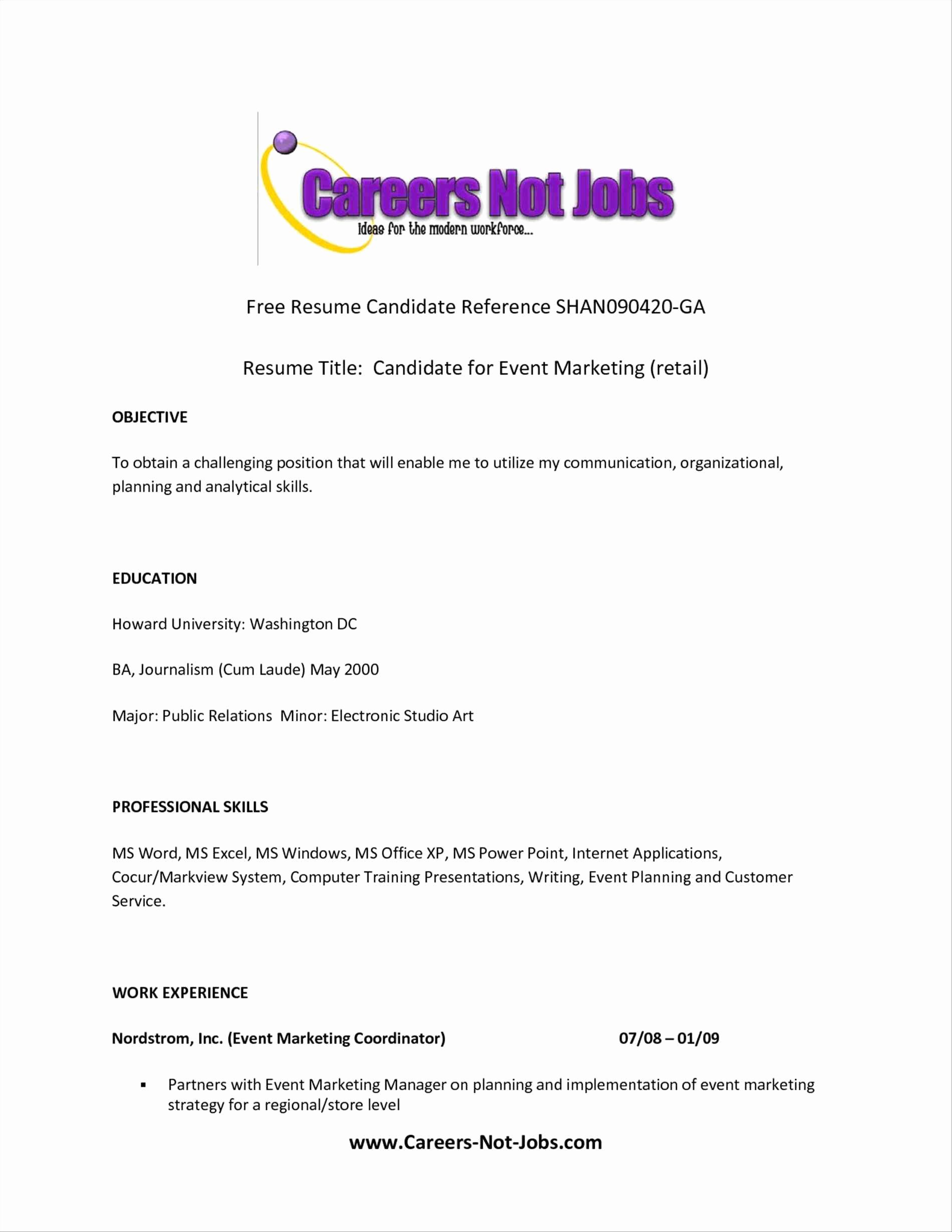 Whats A Good Resume Title Latter Example Template