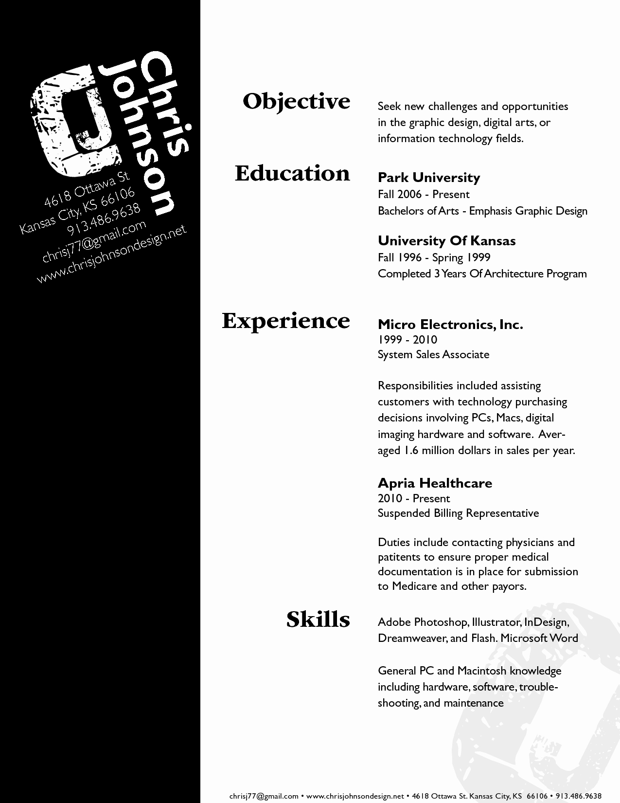Graphic Designer Resume Objective