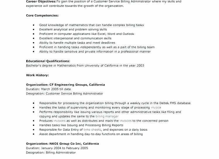 Good Job Skills For Resume Letter Example Template