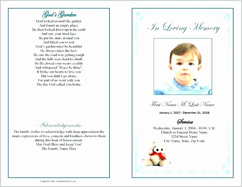 Lds Funeral Program Template Free