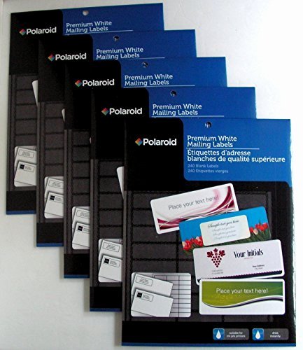 Polaroid Round Labels Template