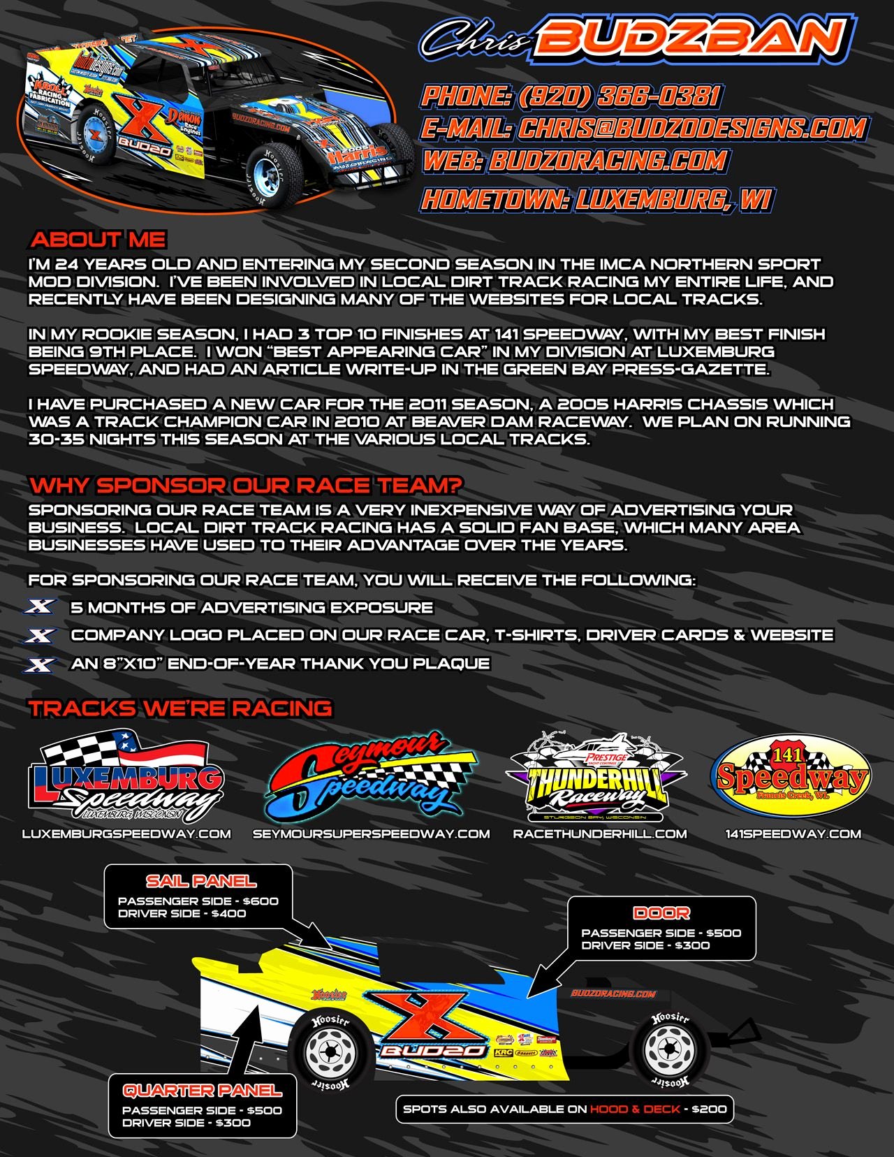 Racing Sponsorship Proposal Template