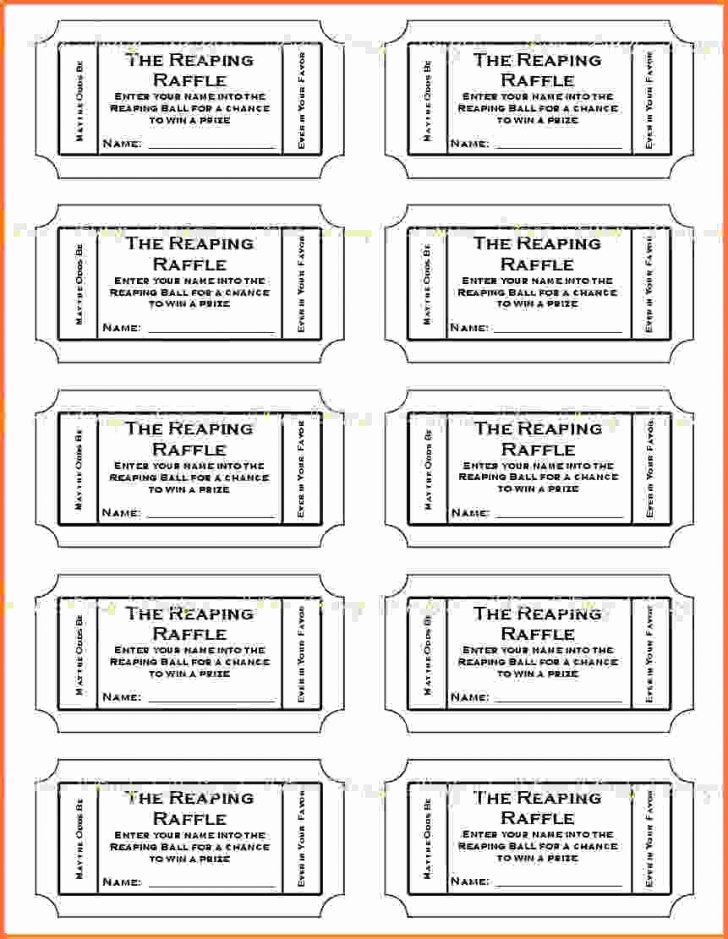 Free Editable Ticket Template