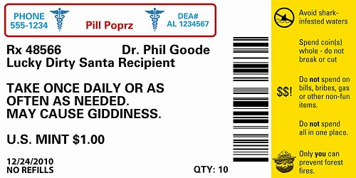 Walgreens Prescription Label Template